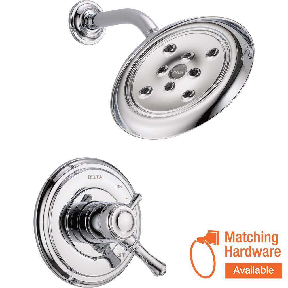Delta Cassidy 1-Handle Shower Only Faucet Trim Kit in Chrome (Valve Not ...
