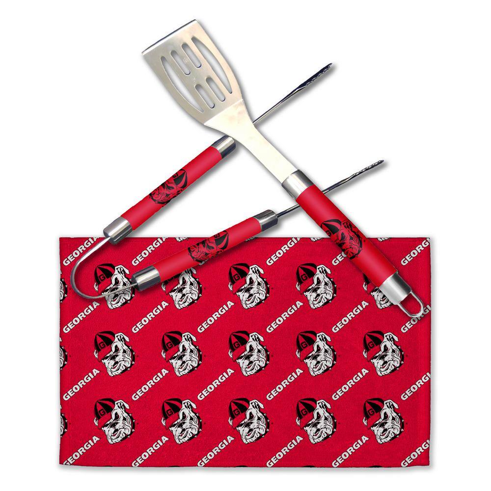 THE NORTHWEST GROUP NCAA Georgia Stainless Steel BBQ Grilling Utensil ...