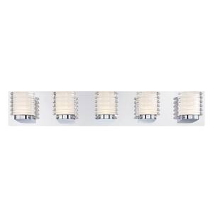 Home Decorators Collection Cusseta 30-Watt Crystal Integrated LED 4 ...