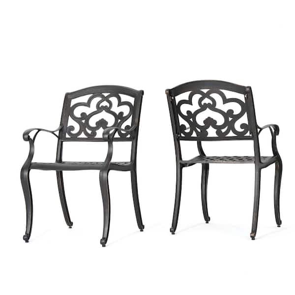 VISTA FORMOSA LLC Aluminum Outdoor Dining Chair Set of 2 Chair5251528 ...