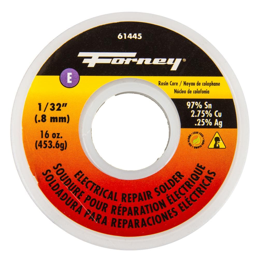 Forney Lead Free Rosin Solder-61445 - The Home Depot