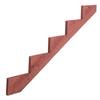 5-Step Redwood-Tone Ground Contact Pressure-Treated Pine Stair Stringer ...