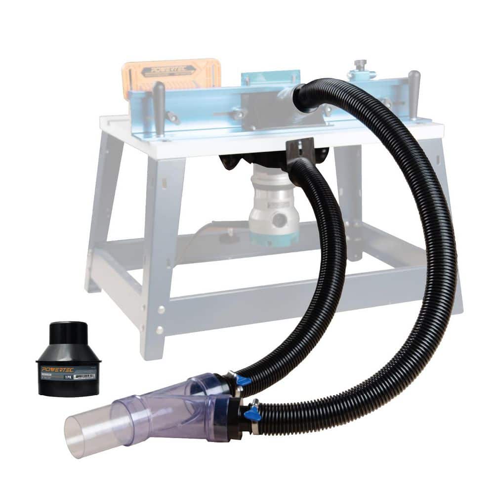 ‎POWERTEC Workshop Dust Collection System for Router Tables, with Dual ...