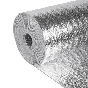 NVNOO 16 in. x 10 ft. 3mm Engineered Foil Foam Core Radiant Barrier ...