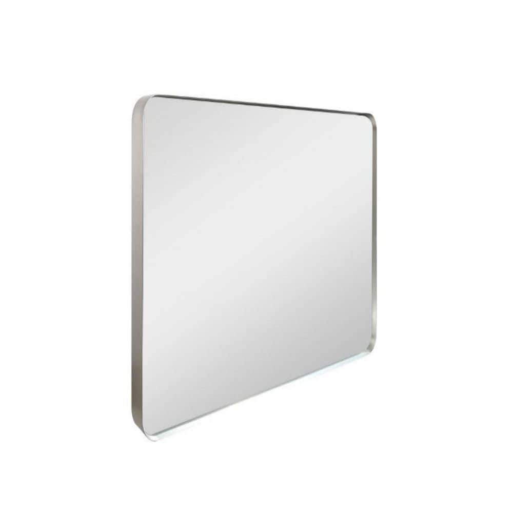 EEN ANDRO TAKIANG INC 30 in. W x 20 in. H Brushed Silver Rectangular ...