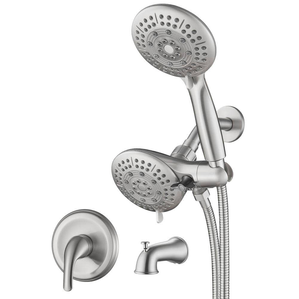 cobbe Rain Single Handle 6-Spray Tub Shower Faucet Handheld Combo with ...