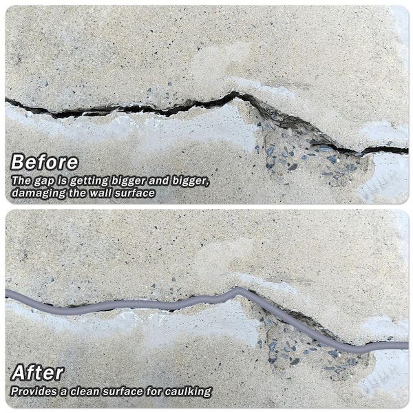 Angel Sar 1/4 in. x 100 ft. Foam Backer Rod, Concrete Expansion Joint ...