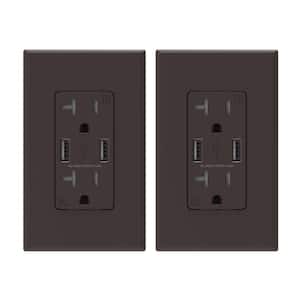 Brown - Electrical Outlets & Receptacles - Wiring Devices & Light ...