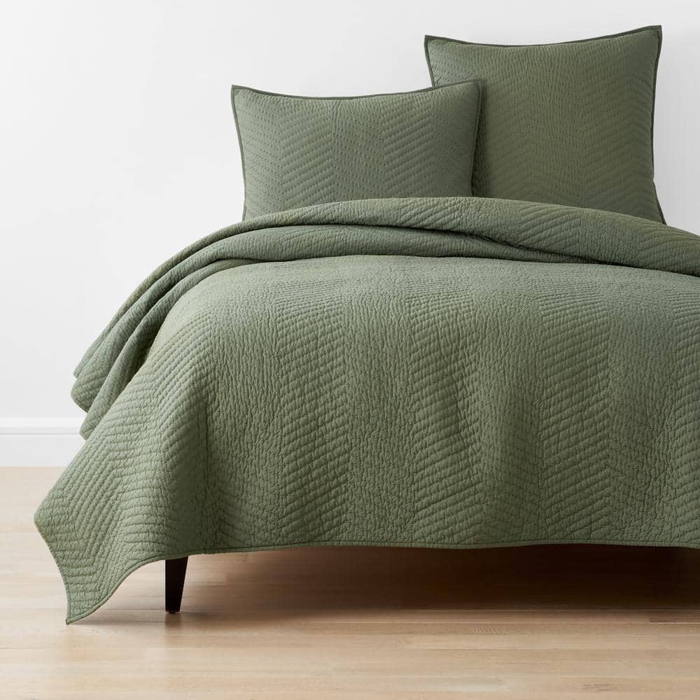 Reviews for The Company Store Company Dark Olive Full/Queen Cotton ...