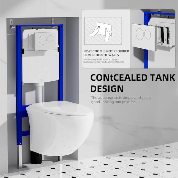 In wall toilet tank store