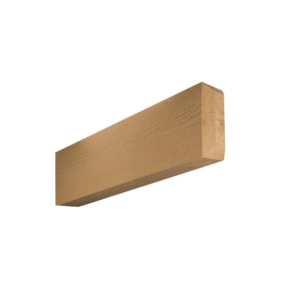 Fypon 6 In X 12 In X 25 In Polyurethane Wood Grain Texture Rafter