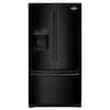 Maytag 25 cu. ft. French Door Refrigerator in Black with POWER COLD ...