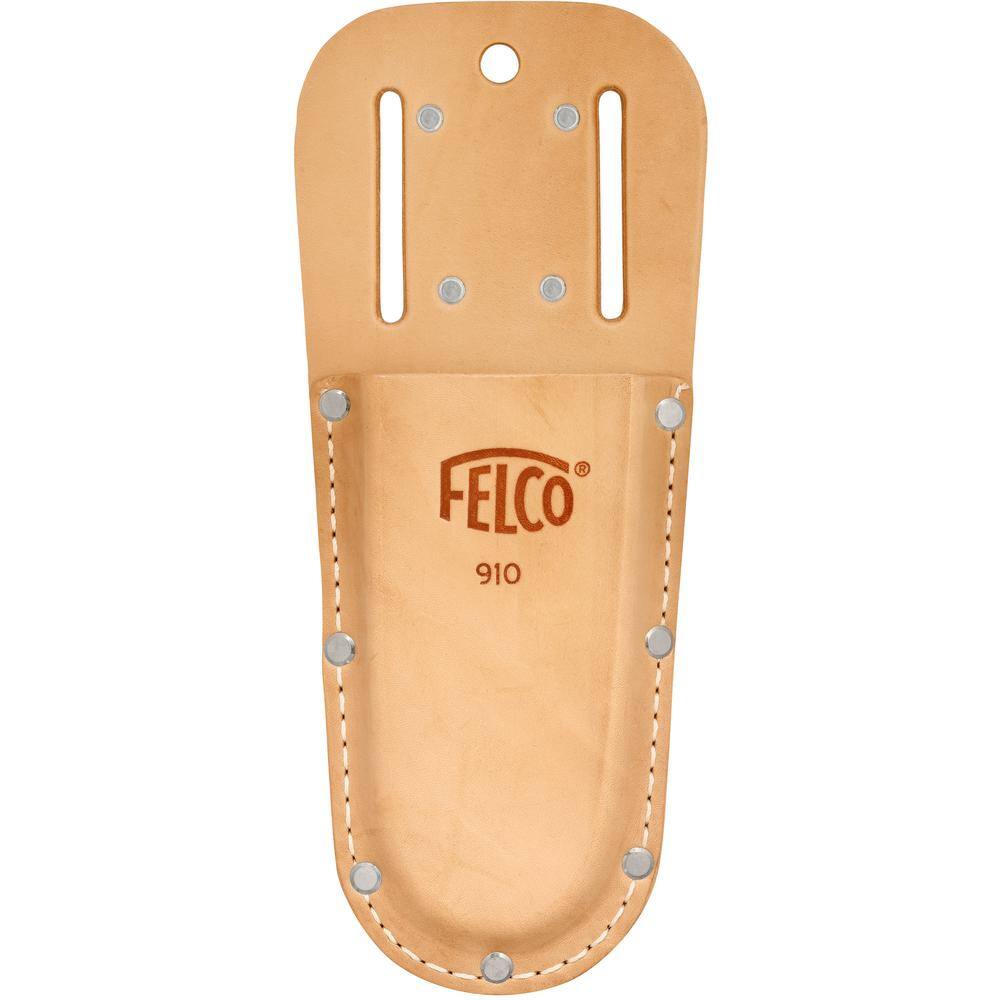 FELCO 8 in. Leather Pruner Belt Holster 910 - The Home Depot