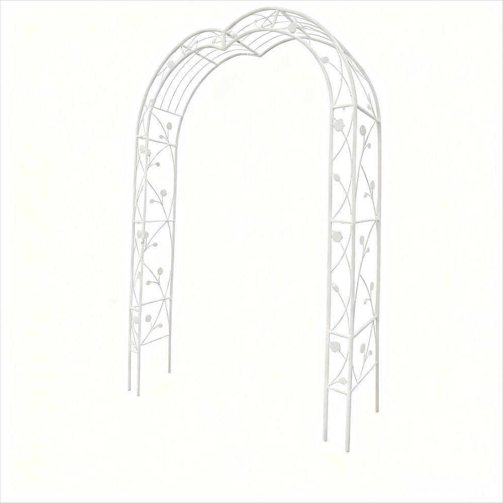 Jushua Metal Garden Arch Assemble Freely with 8 Styles Garden Arbor ...