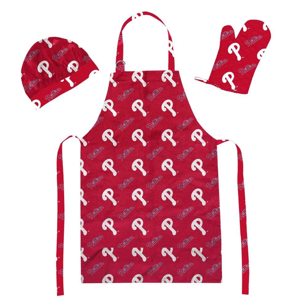 THE NORTHWEST GROUP MLB Philidelphia Phillies 3-Pieces Set Apron Oven ...