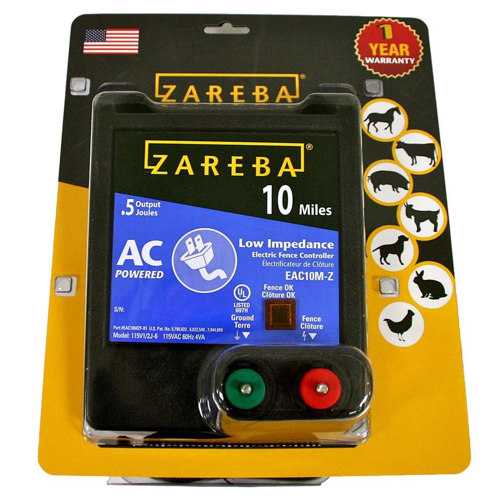 Zareba 10-Mile Low Impedance Energizer EAC10M-Z - The Home Depot