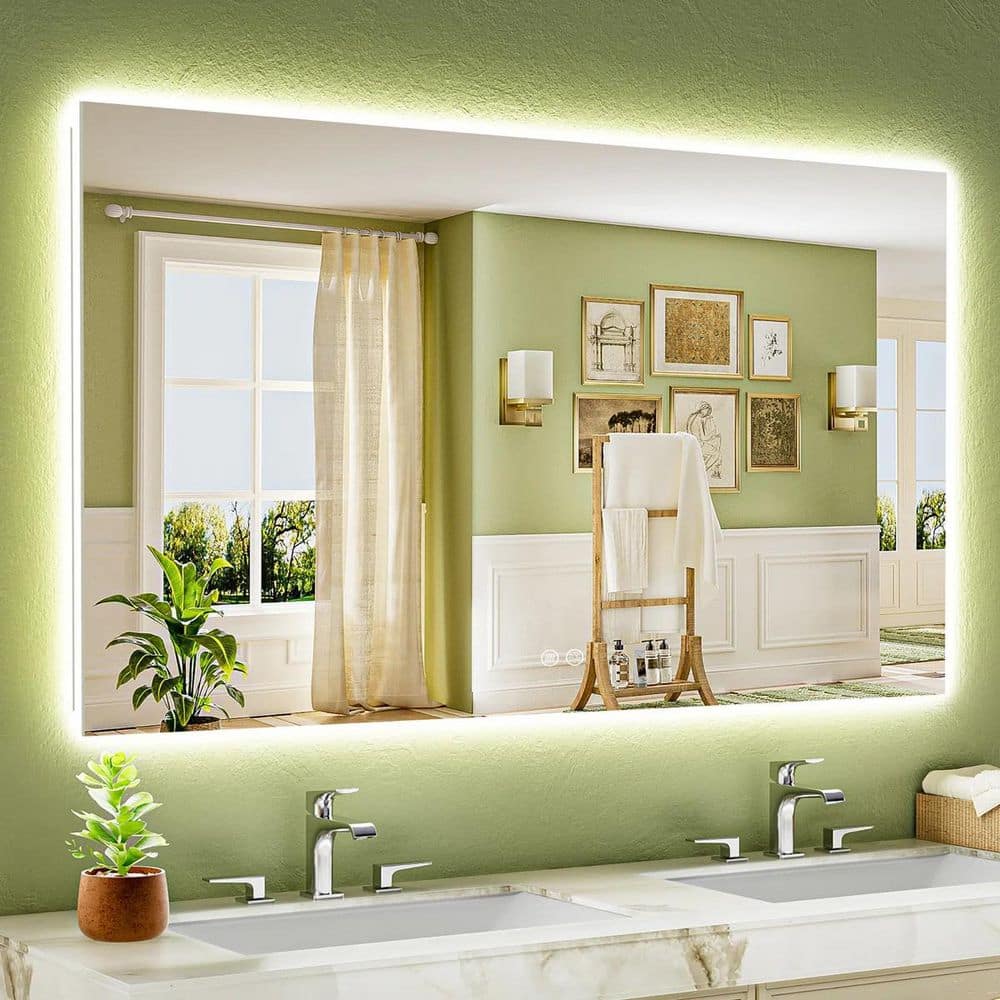 Have a question about KIOTEE 60 in. W x 38 in. H Rectangular Frameless ...