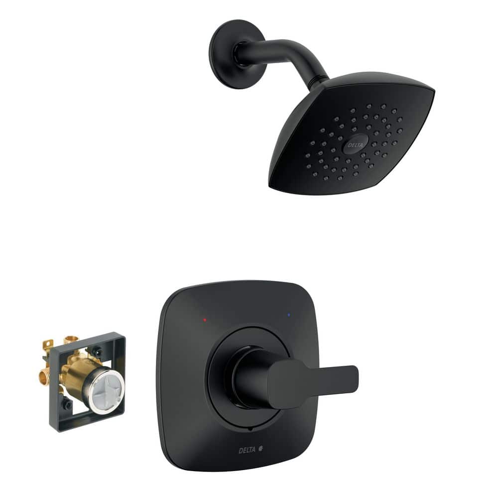 Reviews for Delta Modern Single Handle 1-Spray Shower Faucet 1.75 GPM ...