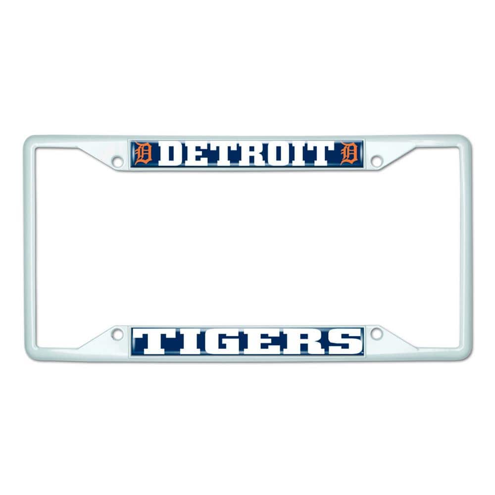 FANMATS Universal Fit MLB - Detroit Tigers License Plate Frame - White ...