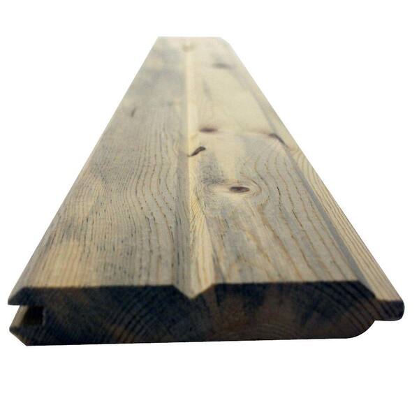 1 in. x 6 in. x 12 ft. #3 and Better Blue Stain WP4/#116 Tongue and ...