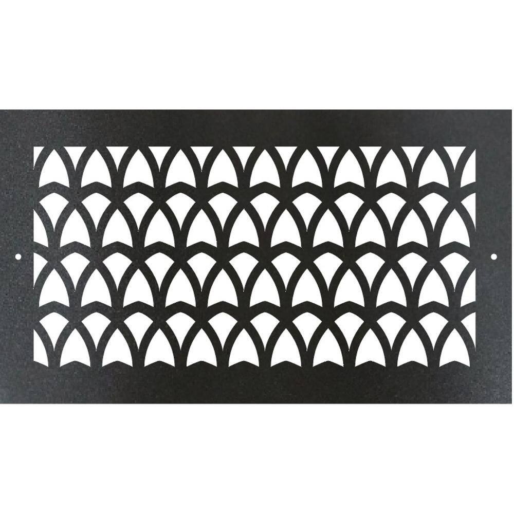 STELLAR Metal Screw-In Floor Register. Duct Opening 6x10 (Overall 8x12 ...