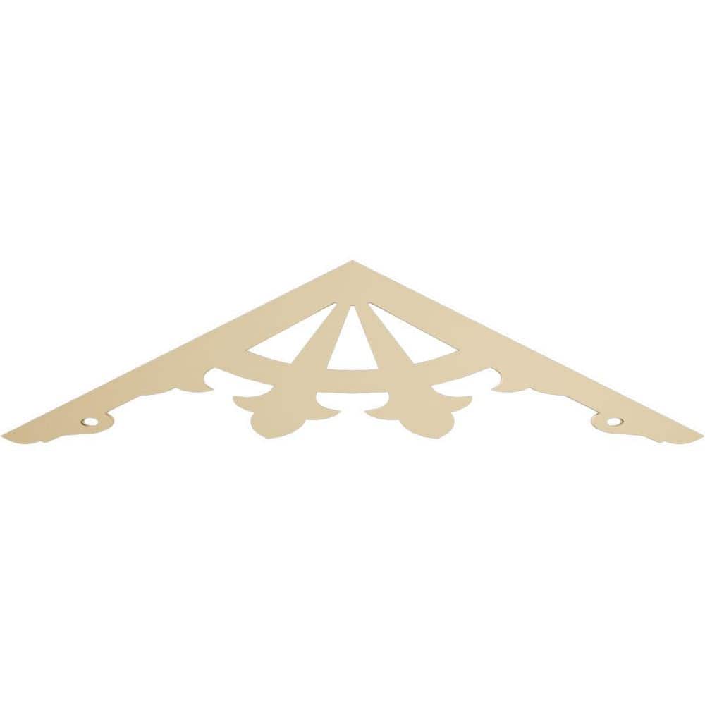 Ekena Millwork 60 in. W x 15 in. H x 1 1/2 in. P (6/12) Pitch Riley ...