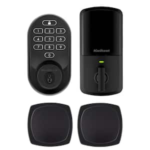 Kwikset HALO Select Matte Black Wi-Fi Electronic Smart Lock Deadbolt ...