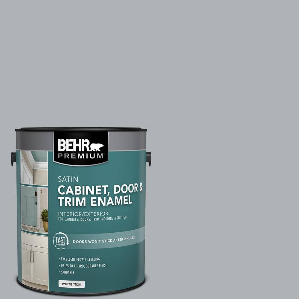 BEHR PREMIUM 1 gal. #N510-3 Stargazer Satin Enamel Interior/Exterior ...