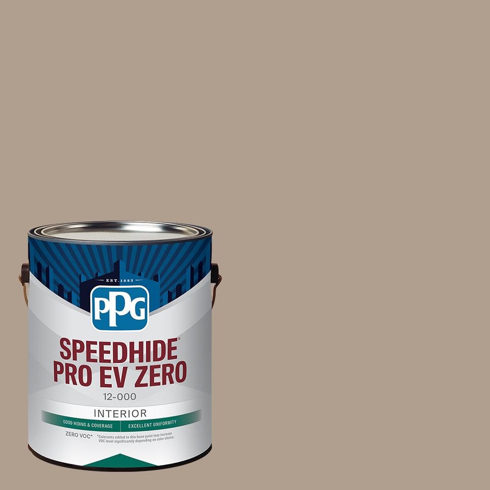 PPG Speedhide Pro EV Zero 1 gal. PPG1076-4 Cuppa Coffee Flat Interior ...