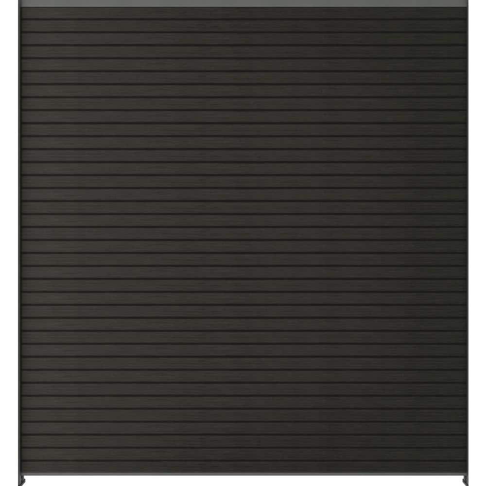 NewTechWood Ultra Easy Fencing 6 ft.Hx6 ft.W Hawaiian Charcoal Wood ...