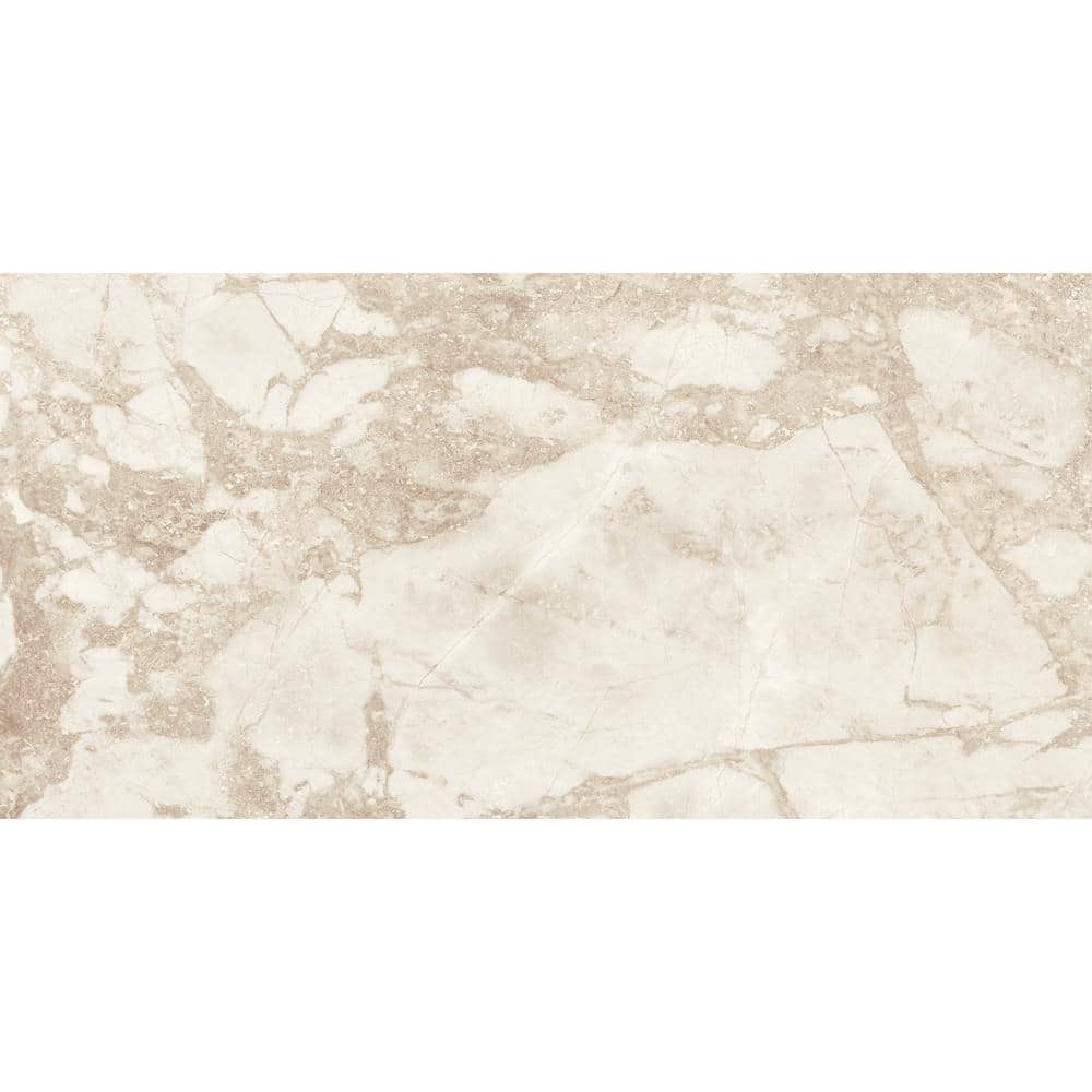 Florida Tile Invisible Beige 15 in. x 30 in. Matte Porcelain Floor and ...