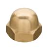 Everbilt #8-32 Coarse Brass Cap Nut (2-Piece per Pack) 808768 - The ...