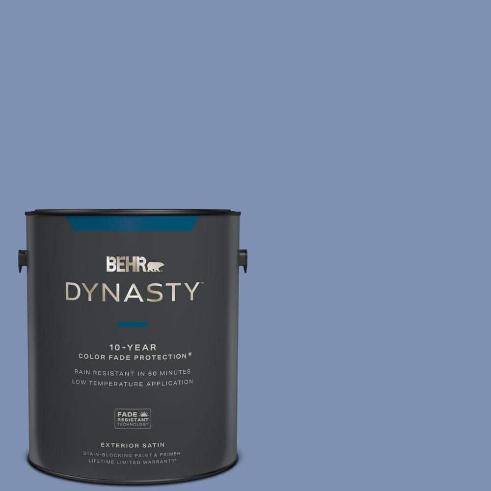 BEHR DYNASTY 1 gal. #600D-5 Babbling Brook Satin Enamel Exterior Stain ...