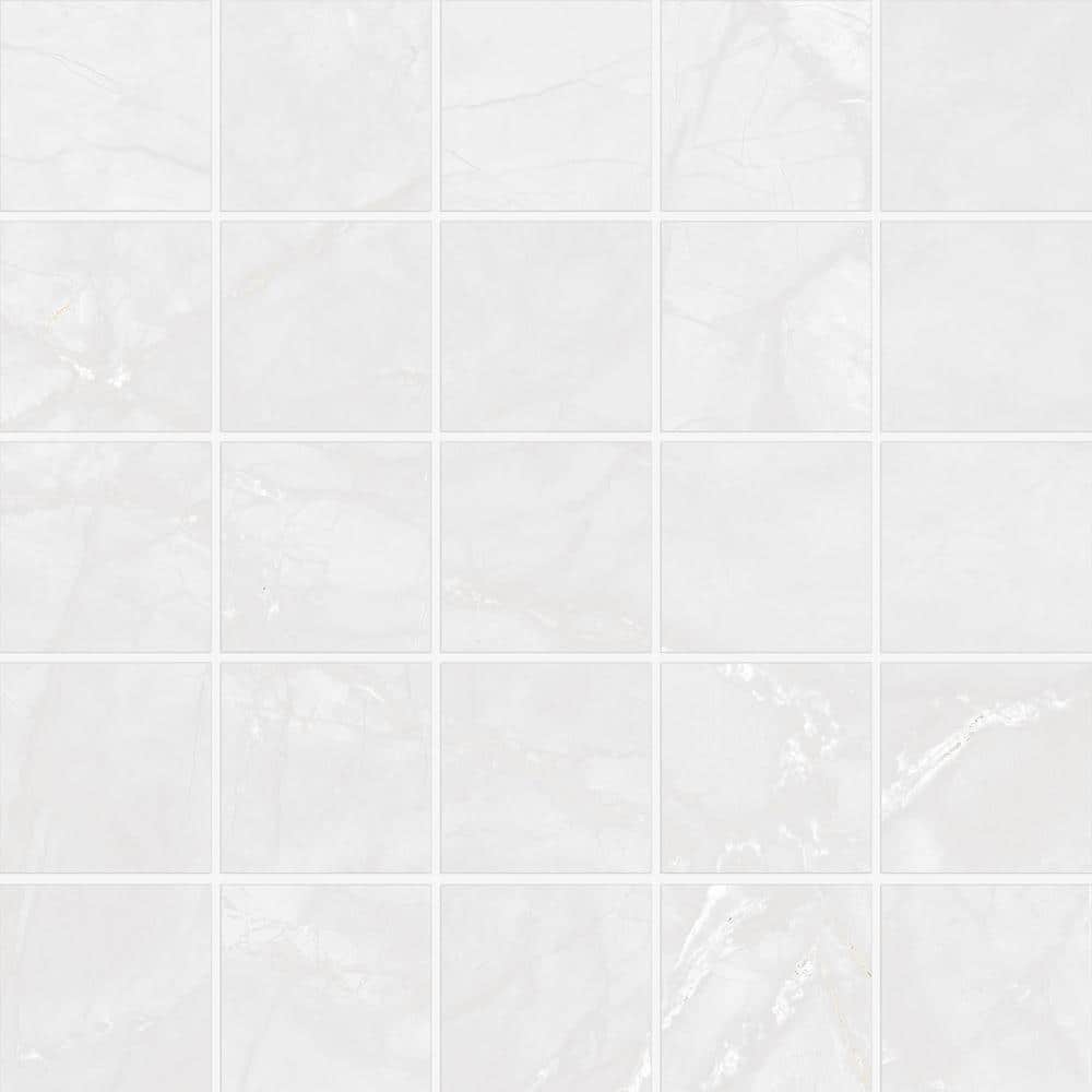 Florida Tile Home Collection Michelangelo Light Gray 12 in. x 12 in ...