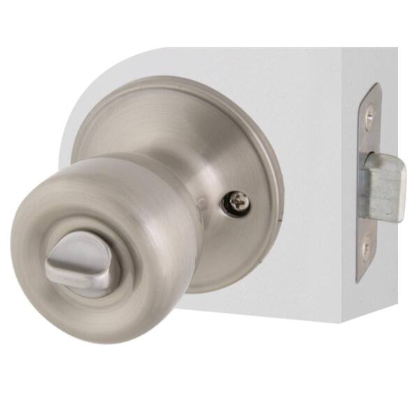 Defiant Simple Series Bell Satin Nickel Keyed Entry Door Knob-EVTRX200B ...