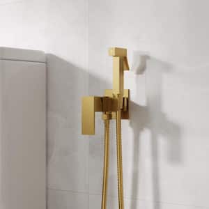 EVERSTEIN 1-Handle Bidet Faucet Hot and Cold with Wall Mount Holder ...