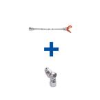 Graco 10 in. Paint Sprayer Tip Extension with 180-Degree Nozzle 18F003