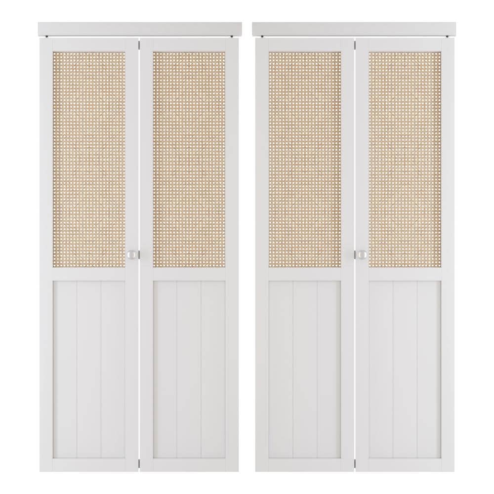 Reviews for TENONER 72 in x 80 in(Double 36"W Doors) Webbing & Wood ...
