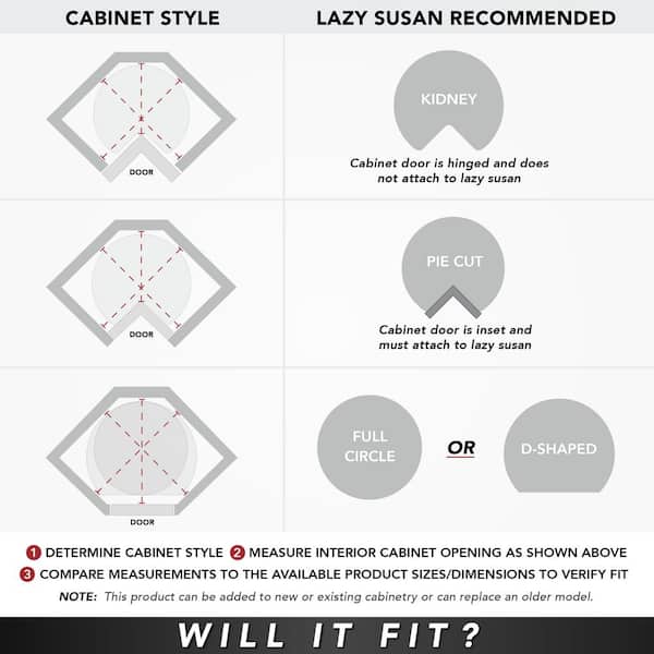 Lazy Susan Cabinet Door Dimensions | Cabinets Matttroy