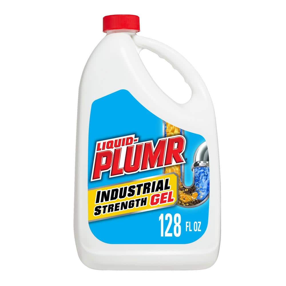 Liquid-Plumr 128 oz. Industrial Strength Gel Drain Cleaner and Drain ...