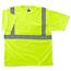 Ergodyne GloWear 8366 3XL Lime Lightweight Hi-Vis Rain Jacket - Type R, Class 3 8366