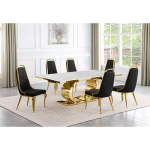 Black and chrome table and chairs store