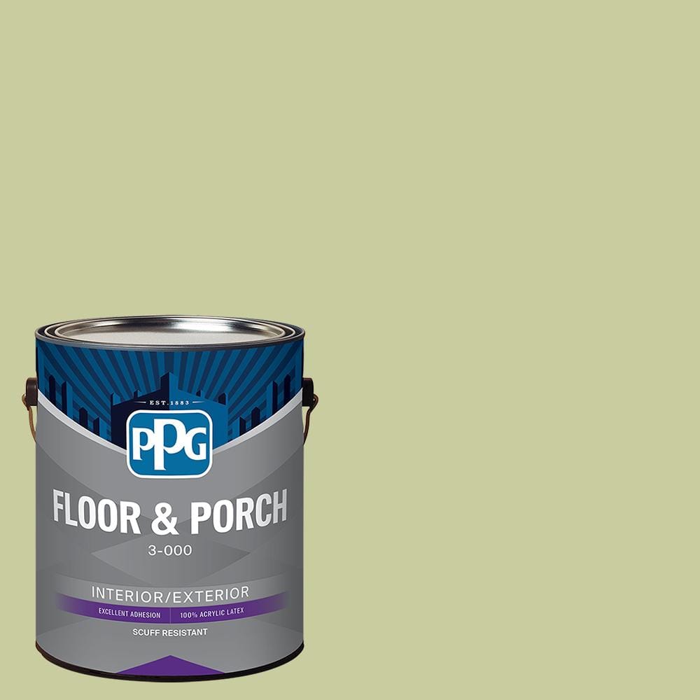 PPG 1 gal. PPG1119-4 Dancing Kite Satin Interior/Exterior Floor and ...