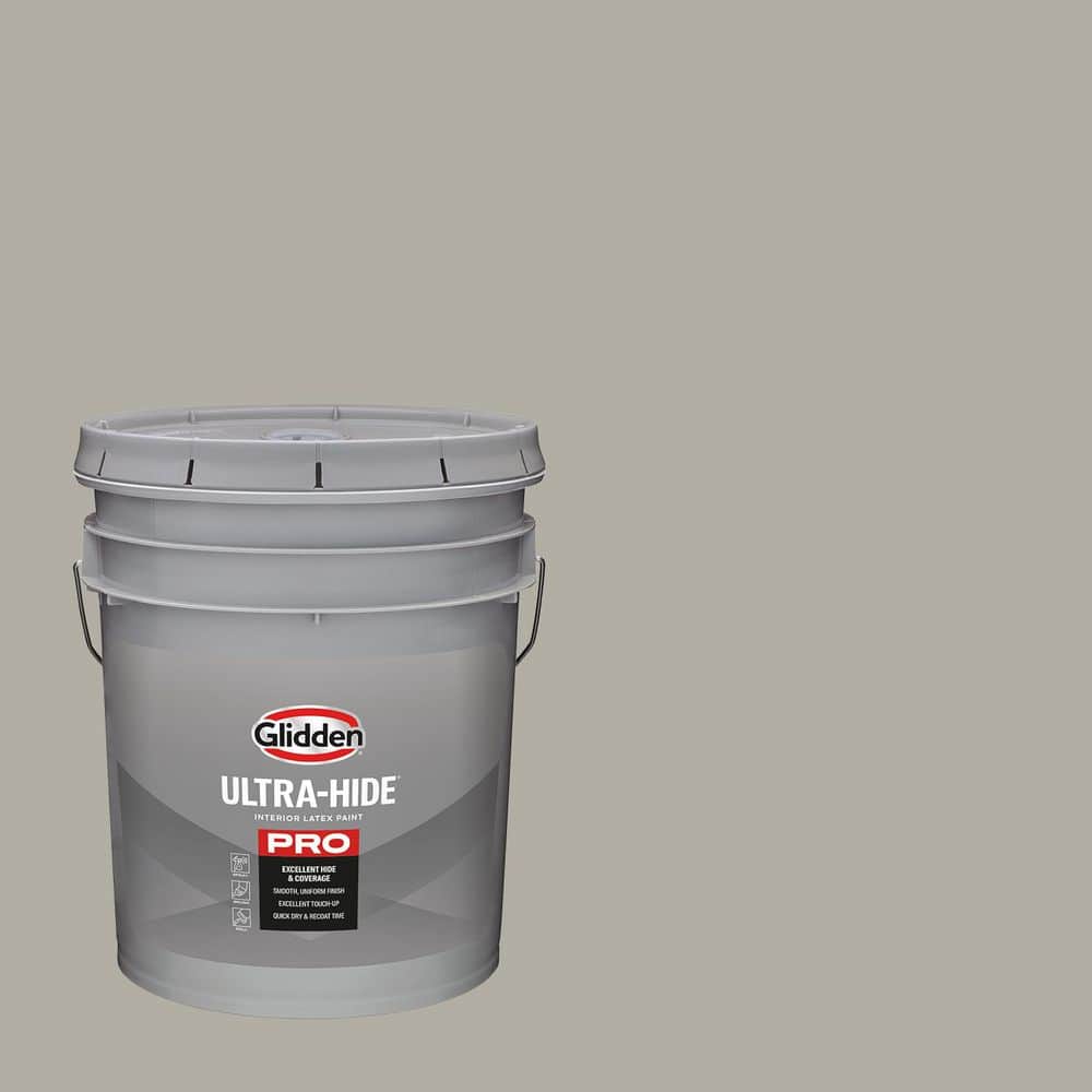 Glidden Ultra-Hide 5 gal. PPG0999-3 Boulder Creek Ultra Flat Interior ...