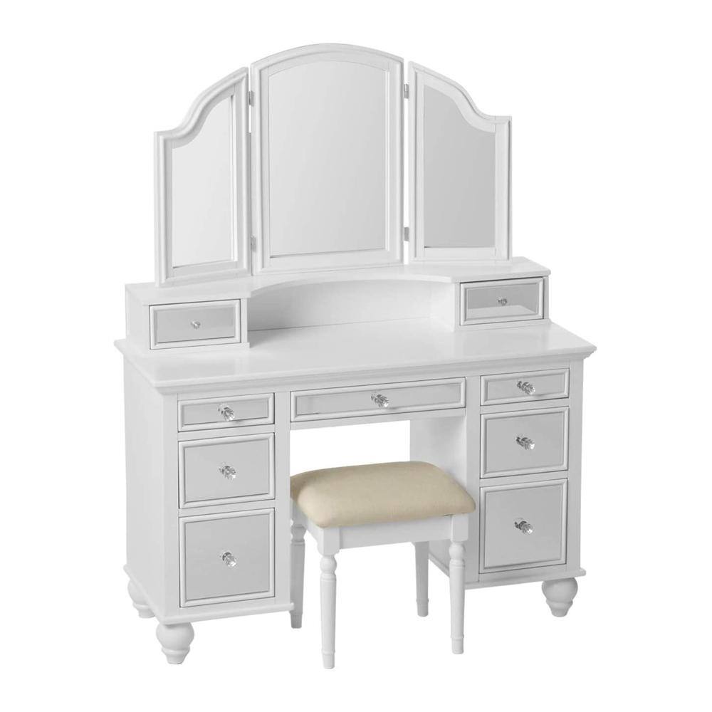 Everly White Vanity Set 17 in. x 14.5 in. x 17.25 in. VAN-S-50715-W ...