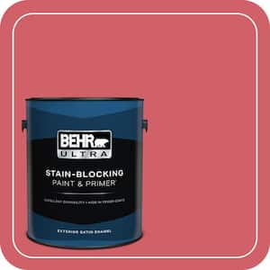 BEHR MARQUEE 1 gal. #140B-6 Italiano Rose Semi-Gloss Enamel Exterior ...
