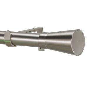 Art Decor 10 ft. Non-Telescoping 1-1/8 in. Single Curtain Rod with ...