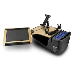 AutoExec Reach Desk Front Seat in Mahogany with Printer Stand/Tablet ...