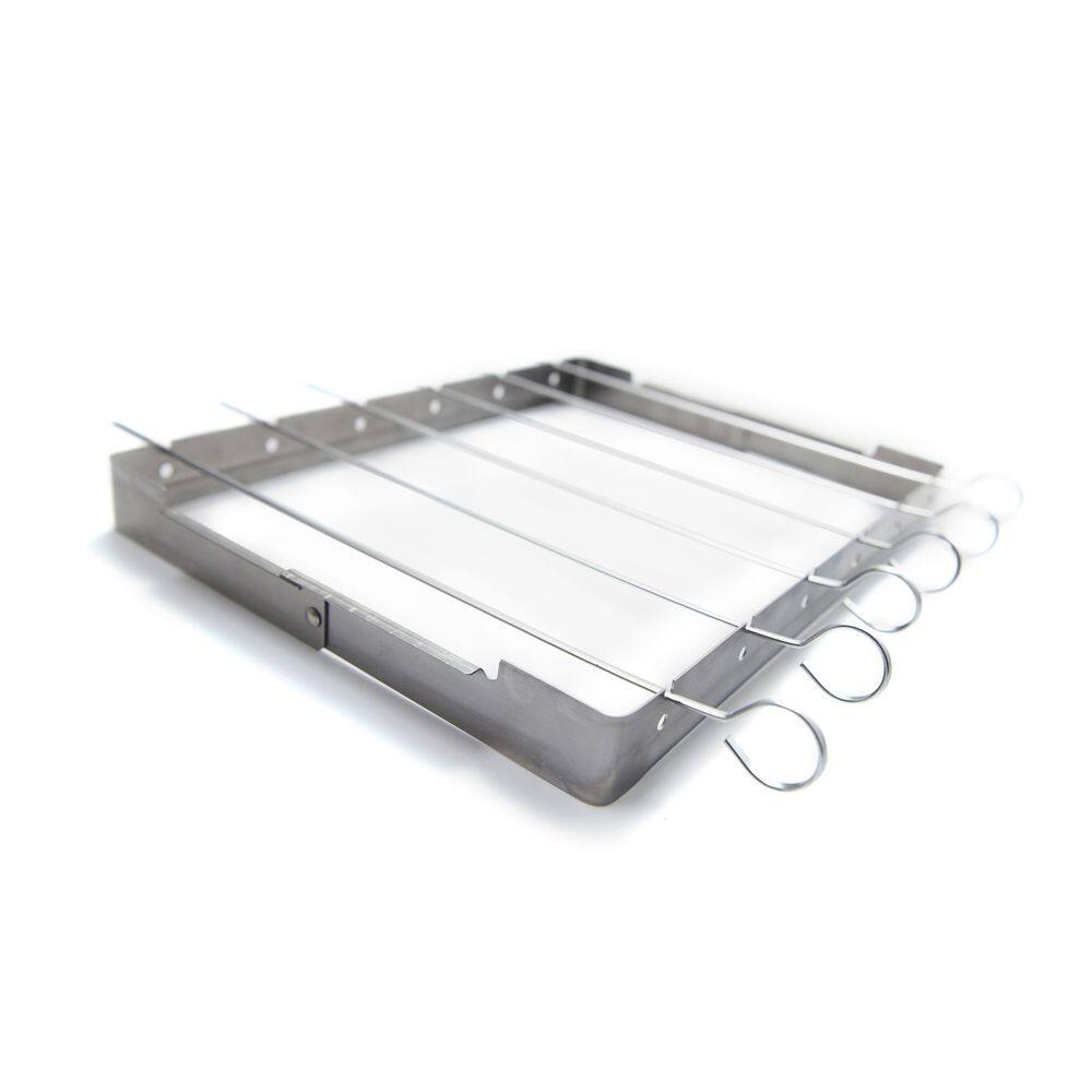 GrillPro Stainless Shish Kebab Set 41338 - The Home Depot