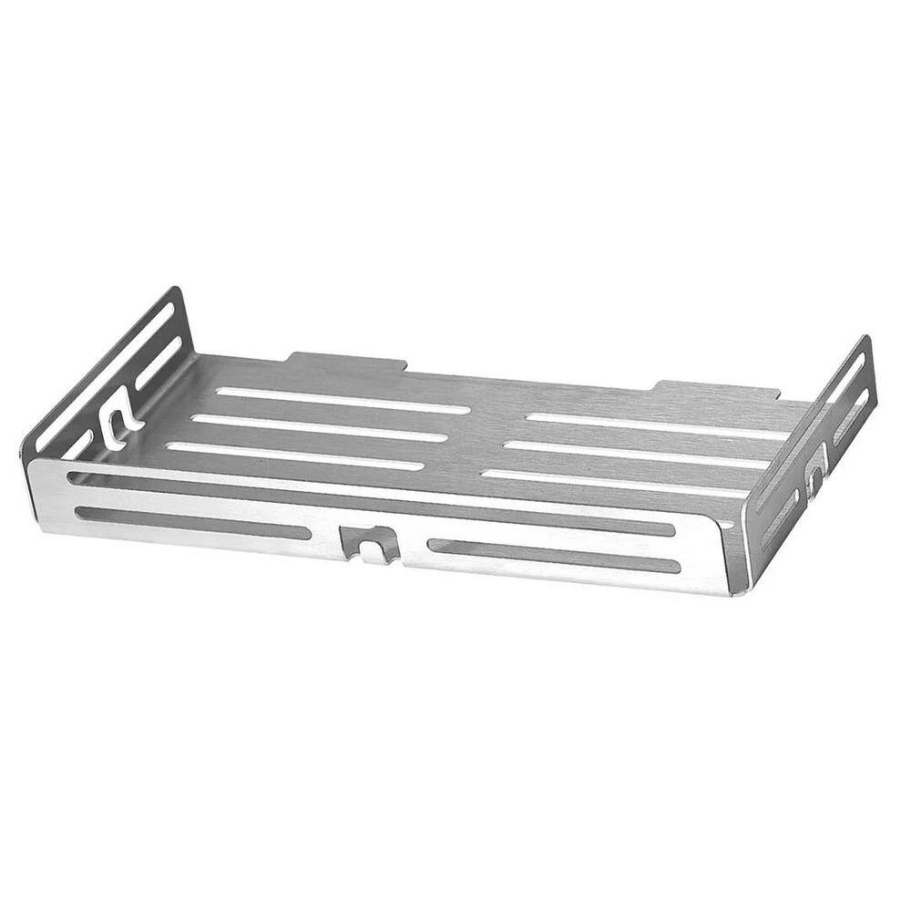 DURAL TI-SHELF Rectangular 9.8 in. x 4.9 in. Stainless Steel Decorative ...
